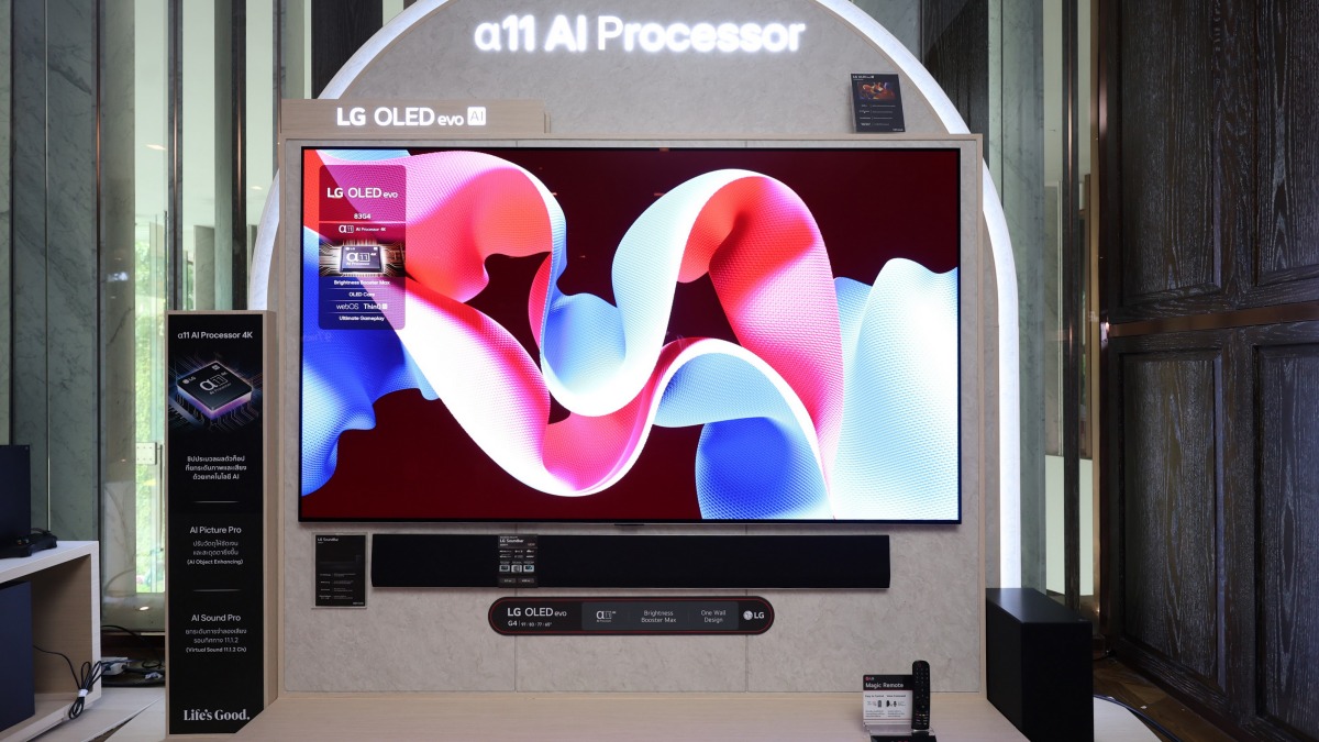 แอลจีเปิดตัว LG SIGNATURE OLED M4: ทีวี OLED ไร้สายรุ่นแรกของโลก พร้อม ...